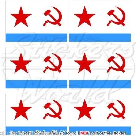 SOVIET UNION NAVAL Ensign USSR NAVY Flag Cell Phone Mobile Mini Vinyl ...