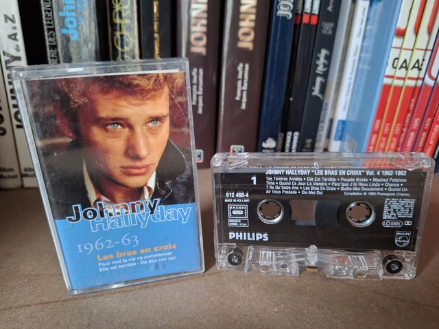 JOHNNY HALLYDAY - LES BRAS EN CROIX 1962-63 - Vol 04 (k7 audio) - Très ...