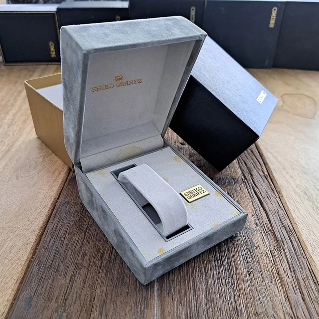 NOS SEIKO DOCTOR quartz gray vintage watch Montre box scatola uhrenbox ...