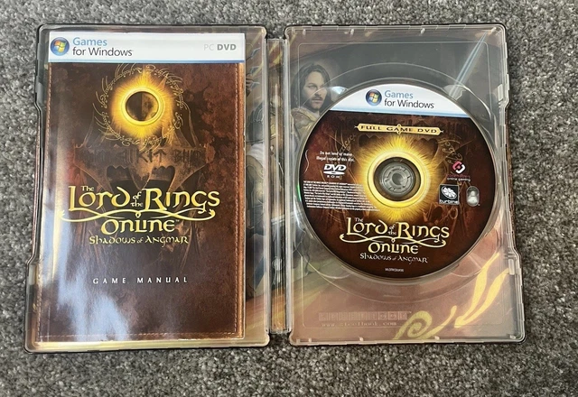LORD OF THE RINGS Online SHADOWS Of ANGMAR - Gold Edition Steelbook ...