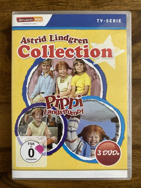 ASTRID LINDGREN COLLECTION : Pippi Langstrumpf - Box (3 DVDs) NEUWERTIG ...