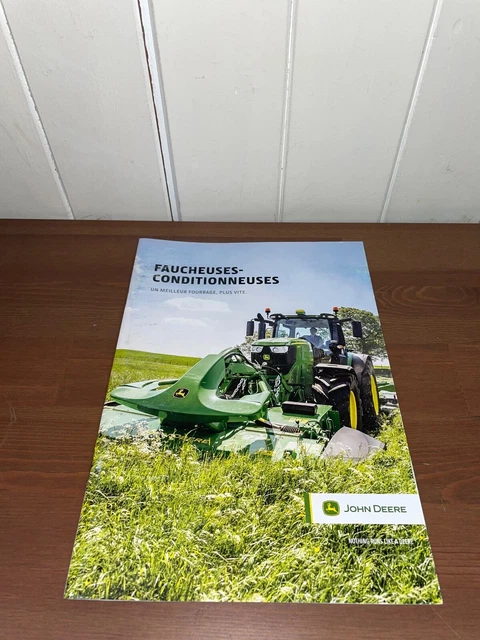 BROCHURE PROSPEKT PROSPECTUS FAUCHEUSE JOHN DEERE tracteur-massey ferguson-ih £5.11 - PicClick UK
