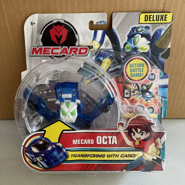 MECARD DELUXE ACTION Battle Game OCTA Transforming Robot With Card NIB ...