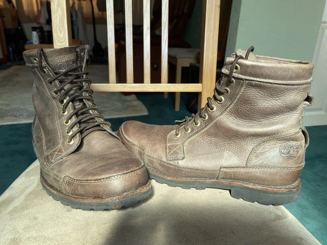 TIMBERLAND EARTHKEEPER BOOTS uk-7.5W 6” ankle waxed brown leather £39. ...