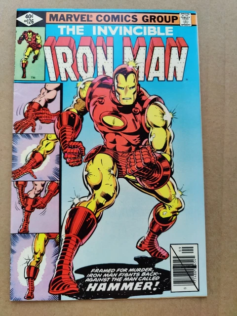 INVINCIBLE IRON MAN #126 1979 Sharp FN Demon In A Bottle couverture ...