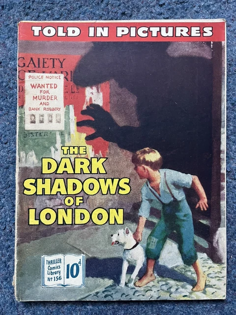 THRILLER PICTURE LIBRARY Comic No. 156 The Dark Shadows of London EUR ...