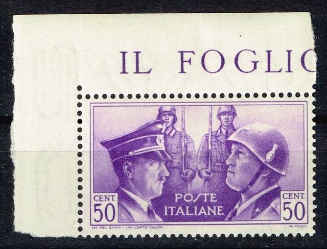 Deutschland Italien Achse 2 Wk Hitler Und Mussolini 1941 Postfrisch L0