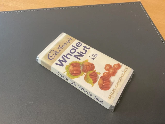 VINTAGE CADBURY’S WHOLE Nut Chocolate Bar . Original Shop Display Only ...