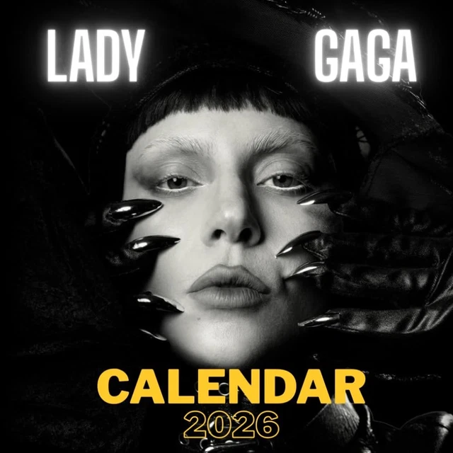 🎤 LADY GAGA Wall Calendar 2026 🌟 $44.28 - PicClick AU