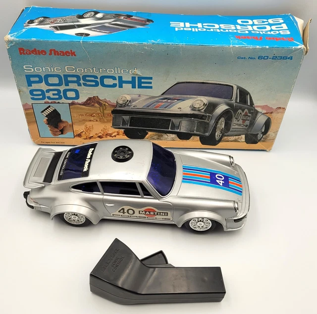 RADIO SHACK SONIC Control Porsche 930 Model 60-2384 Remote control car ...