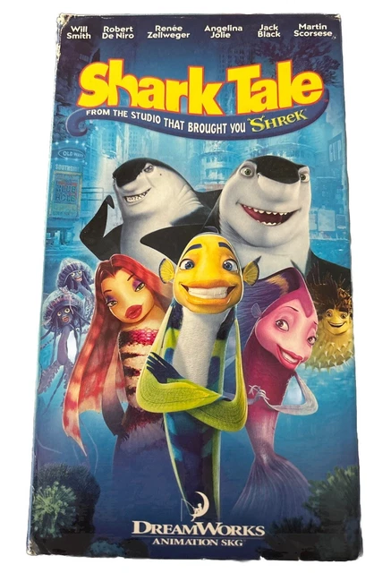 SHARK TALE (VHS, 2005) Tested Works Dreamworks Will Smith Jack Black £8 ...