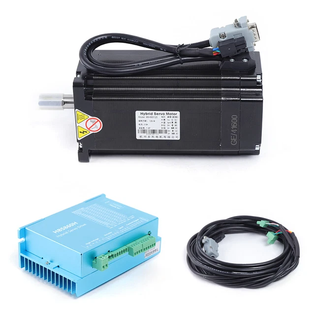 12NM NEMA34 CLOSED Loop Power Supply Stepper Motor Hybrid Servo Drive ...