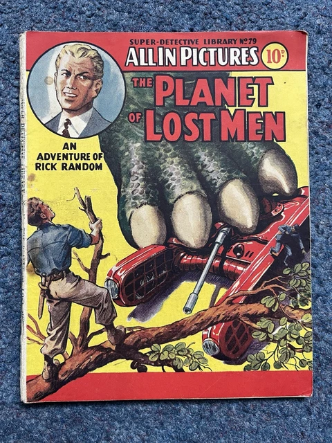 SUPER DETECTIVE PICTURE Library Comic No. 79 Rick Random - Planet of ...