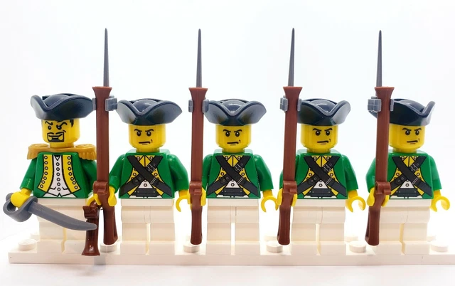 HESSIAN LEGION GREEN Infantry Soldiers made with real LEGO® Minifigure ...