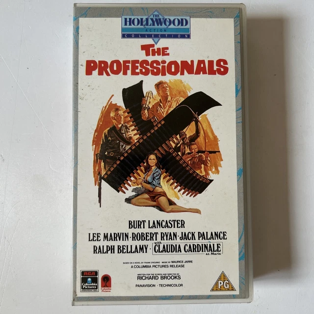 THE PROFESSIONALS - VHS video tape - Cult Classic - Burt Lancaster £8. ...