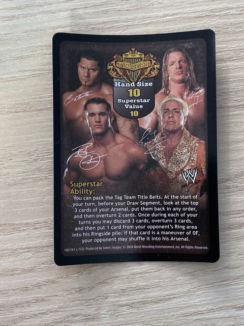 Evolution Superstar Card Wwf Wwe Raw Deal Ccg Vengeance Foil £3 99