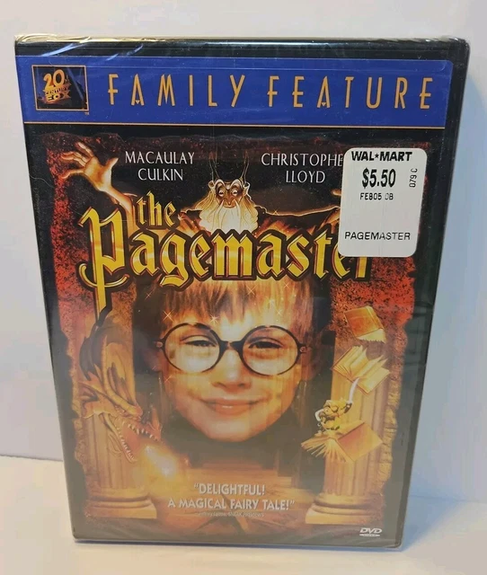THE PAGEMASTER (DVD, 2002) NEW, SEALED, Macaulay Culkin, Christopher ...