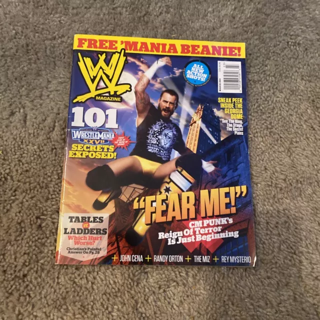 Wwe Magazine ~ March 2011 ~ Cm Punks £6 34 Picclick Uk