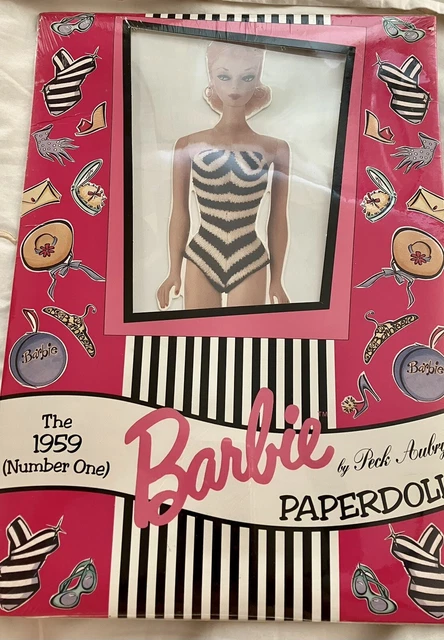 BARBIE THE 1959 (Number One) Paper Doll Blonde by Peck Aubrey NEW ...