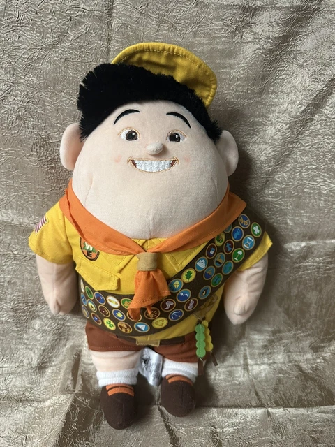 DISNEY STORE PIXAR 10th Anniversary Up Movie Russell Boy Scout Stuffed ... DISNEY STORE PIXAR 10th Anniversary Up Movie Russell Boy Scout Stuffed ...