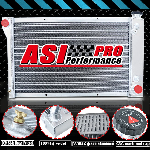 4 ROW ALUMINUM Radiator for 67-72 Chevy C10 C20 K10 K20 K30 Pickup ...