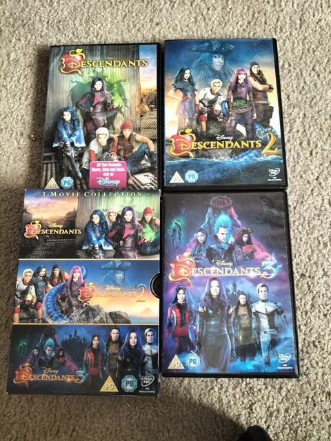 DISNEYS DESCENDANTS 3 Musical Movies Collection Descendants 1-3 Boxset ...