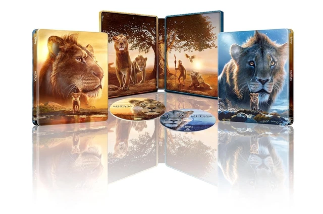 MUFASA: EL REY León (Steelbook) [4K UHD,Blu-ray] (2024) Mufasa: The ...