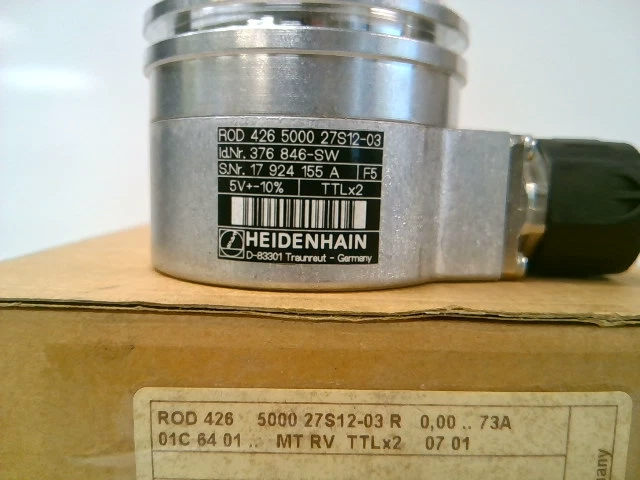 HEIDENHAIN ROTARY ENCODER ROD 426 5000 27S12-03 376846-SW TTLx2 - New ...