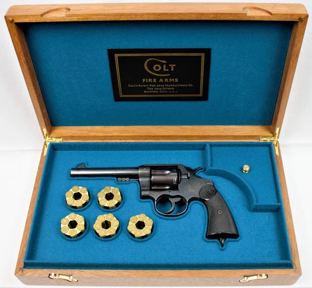 REVOLVER PRESENTATION CUSTOM DISPLAY CASE BOX for COLT NEW SERVICE ...