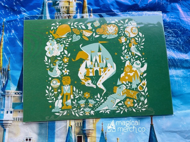 FIGURINE 2022 PARCS Disney Caley Hicks Park Icônes Castle Horizons 5x7 ...
