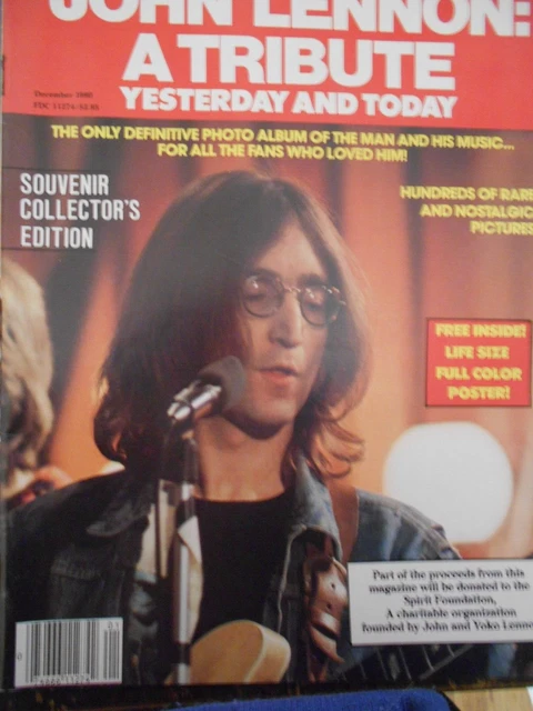 JOHN LENNON : A Tribute Magazine 1980 EUR 9,77 - PicClick FR JOHN LENNON : A Tribute Magazine 1980 EUR 9,77 - PicClick FR