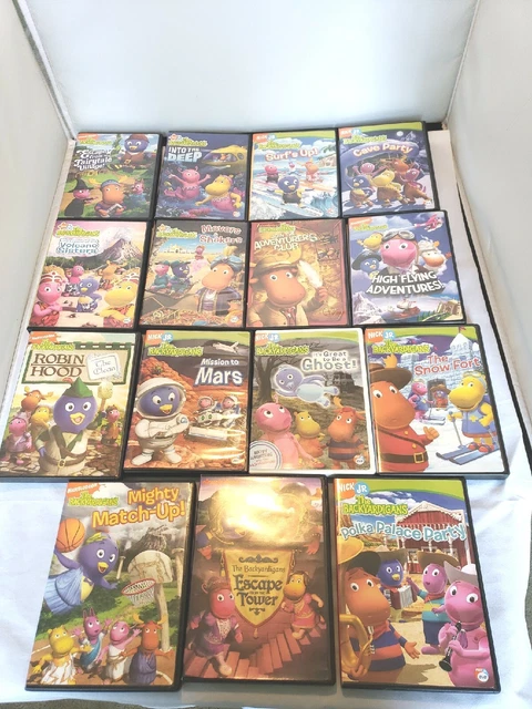 NICK JR THE Backyardigans Nickelodeon Lot of 15 DVDS Pre-owned Cave ...