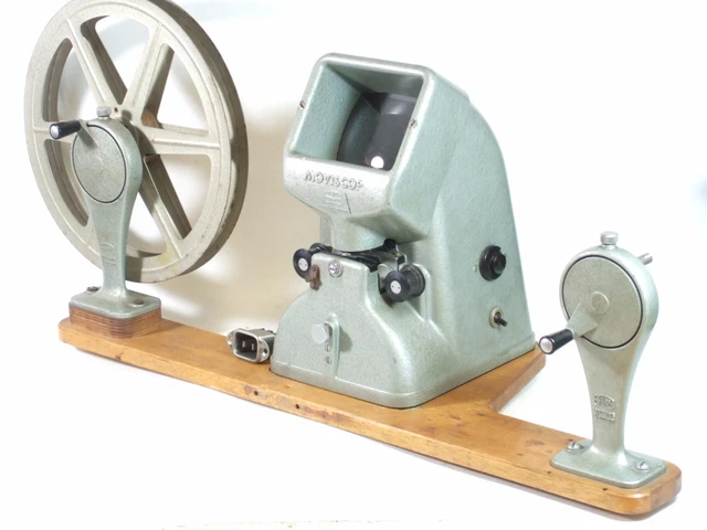 ZEISS IKON MOVISCOP 16mm cine movie FILM VIEWER EDITOR Bench Mounted ...