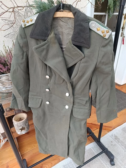 DDR NVA UNIFORM WINTERMANTEL OFFIZIER K82 Damen Frauen EUR 49,99 ...