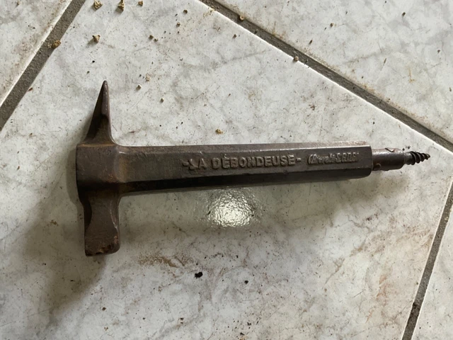 ANCIEN OUTIL TIRE Bonde Débondeuse Tonneaux Tonnelier Caviste Vigneron ...