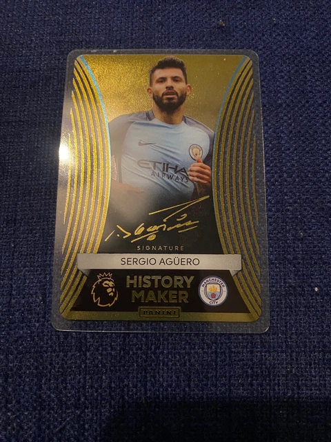 PANINI ADRENALYN XL 2025 History Maker, Sergio Aguero signed Rare ...