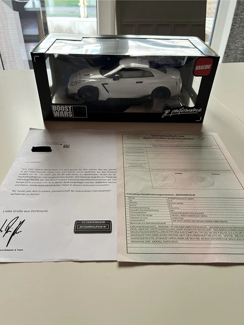 JP PERFORMANCE KRAEMO 1:18 Nissan GT-R R35"Boost Wars 2.0" OVP EUR 120 ...