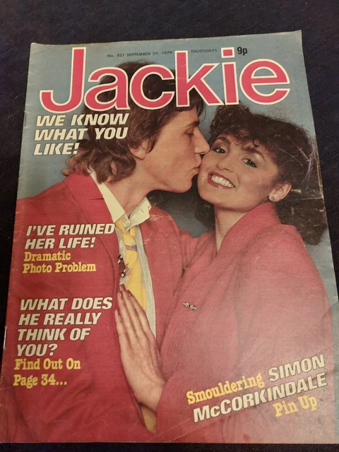 VINTAGE JACKIE MAGAZINE 29 SEPTEMBER 1979 Simon McCorkindale Clash ...