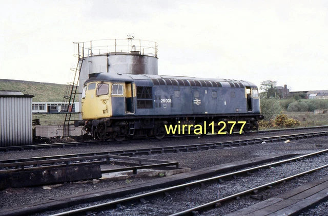6X4 RAILWAY PHOTOGRAPH Class 26 26001 at Millerhill 03.05.87 £1.80 ...