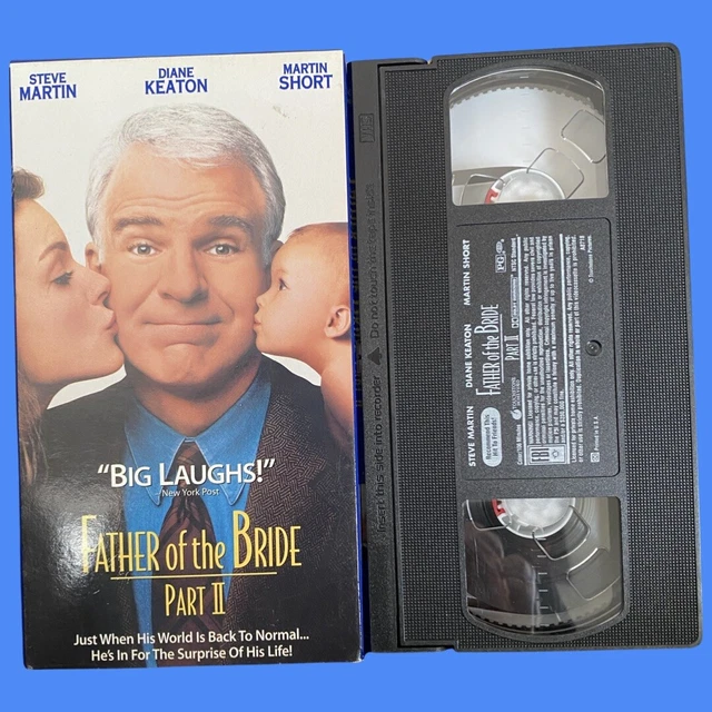 FATHER OF THE Bride part II VHS. Steve Martin. Free Shipping! £6.66 ...