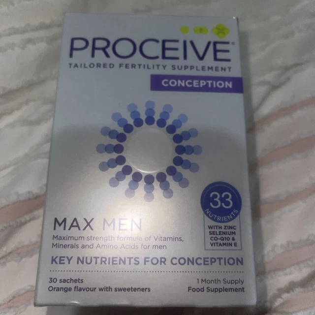 PROCEIVE ADVANCED FERTILITY Supplement Max Men - 30 Sachets £22.35 ...