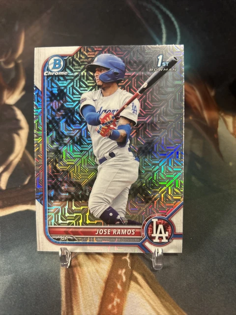 JOSE RAMOS 2022 Bowman 1er réfracteur Mega Mojo Dodgers de Los Angeles ...