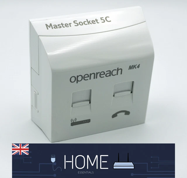 2021 BT OPENREACH Telephone Master Socket NTE5c MK2 & VDSL/ADSL ...