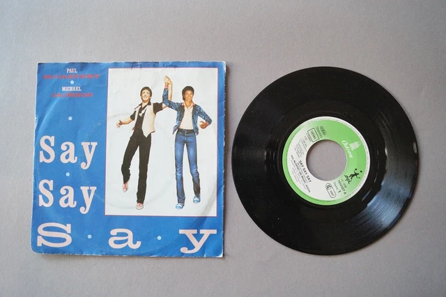 PAUL MCCARTNEY & Michael Jackson - Say say say (Vinyl Single 7inch) (V ...