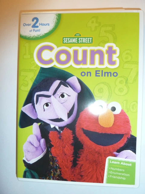 SESAME STREET: COUNT on Elmo DVD PBS kids TV show educational numbers ...