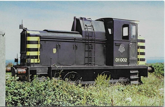 PHOTO POSTCARD OF British Rail Class 01 shunter 01002 at Holyhead ...