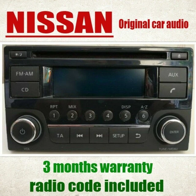NISSAN 28185BH30D ORIGINAL Radio Cd-Player Bluetooth Stereo AGC-0071RF ...