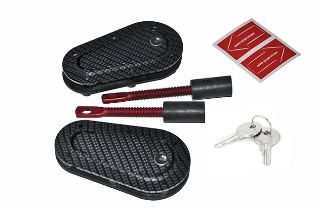 AEROCATCH PLUS FLUSH CARBON Panel Fasteners Kit With Lock T120-3100 £ ...