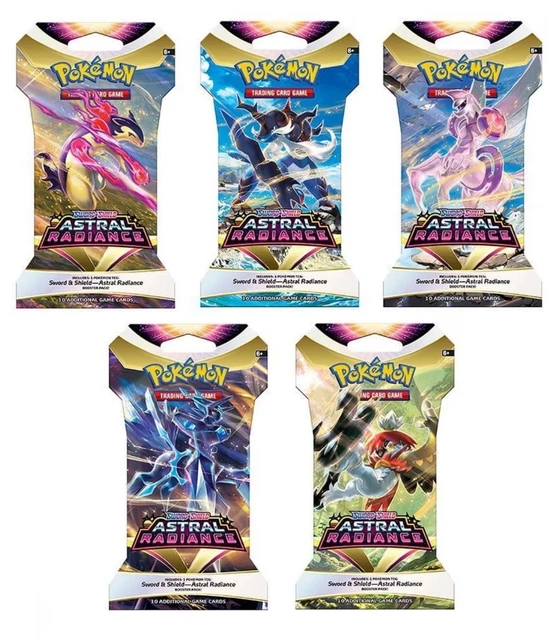 POKÉMON TCG: ASTRAL Radiance Sleeved Blister Packs X 5 (Art Set) $75.00 ...