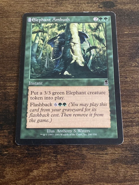 MAGIC THE GATHERING MTG Elephant Ambush (240) Odyssey D99* EUR 1,62 ...